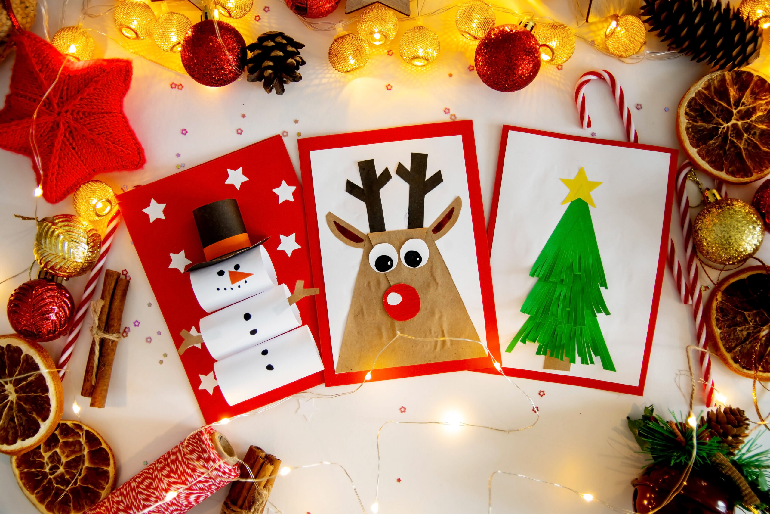 Postales navideñas DYI fáciles de hacer con los peques | Smartbox