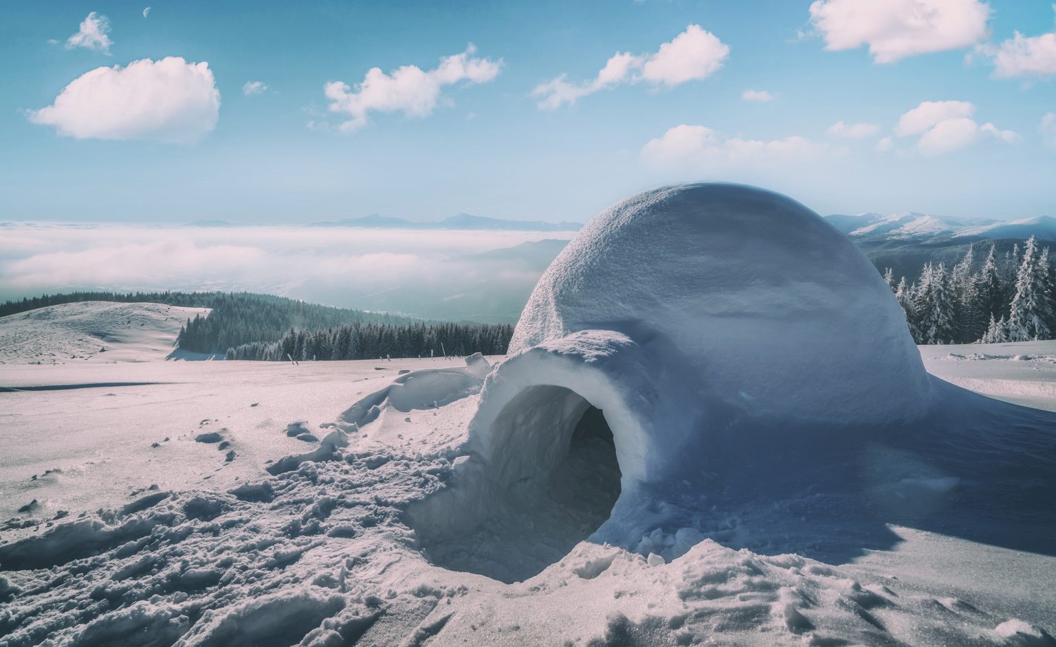 Chéri(e) mets tes après-skis ! Ce week-end on dort dans un igloo